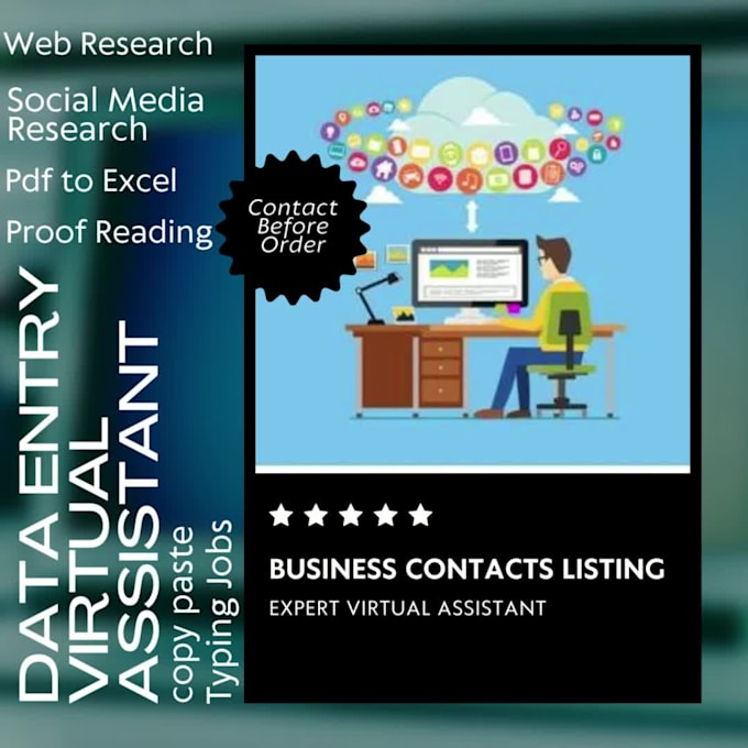 Do accurate excel data entry, typing work by Alishabn | Fiverr