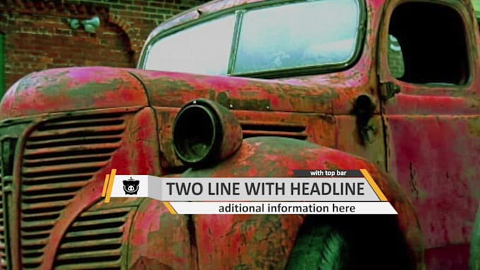 Make you an angular ribbon lower third by Newcitysam | Fiverr