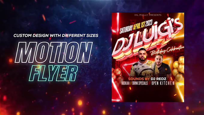 Make motion graphics flyer for dj event or music artwork by Graphictool ...