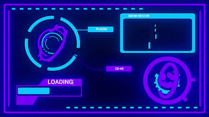 Create your scifi screen textures or animations by Dejanaefaison | Fiverr