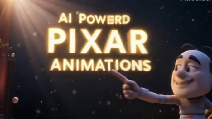 Create ai video animation, pixar style, ai video art, kids animation ...