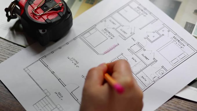 Make architectural drawing on cad with efficient way by Umerxshehzad ...