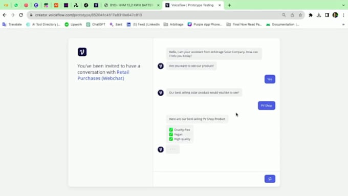 Build ai chatbot ai website ai app ai saas with integration llm by Sabbir_2021 | Fiverr