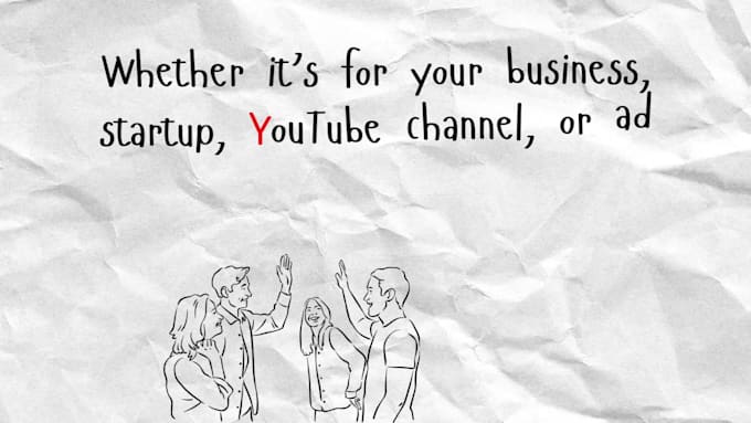 Create a doodle whiteboard animation explainer video by Ellosaint | Fiverr