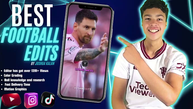 Make you amazing football edits, reels, and tiktoks by Jkplaysyt | Fiverr