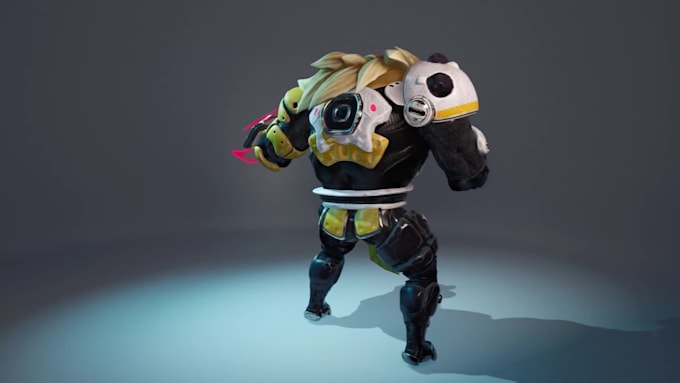 Design unreal engine game character, 3d customizable character model ...