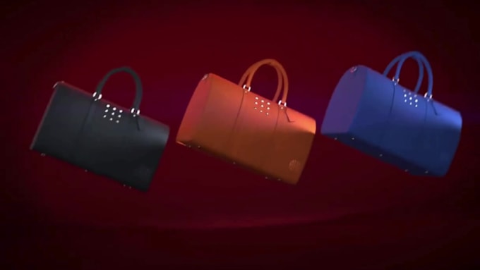 Do 3d bag animation,3d bag modelling,3d bag redering,3d product ...