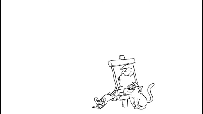 Do 2d traditional animation, 2d handdrawn animation, frame by frame ...