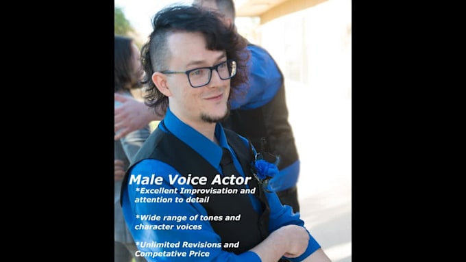 Be your male voice actor by Treydwinell | Fiverr