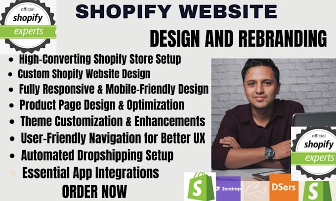 Redesign shopify store shopify design and redesign ecommerce website by ...