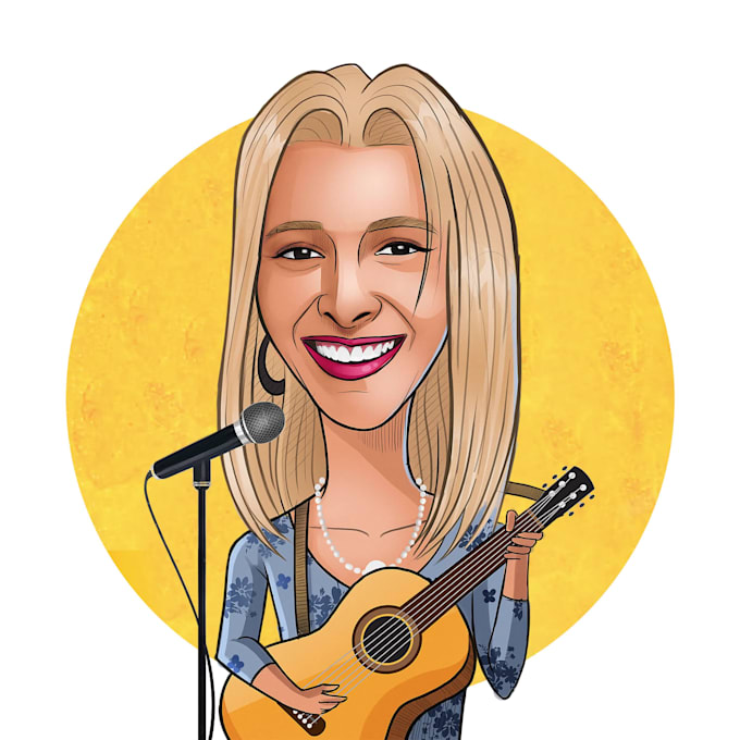 Custom cartoon caricature from your photo by Ankit_jpg11 | Fiverr