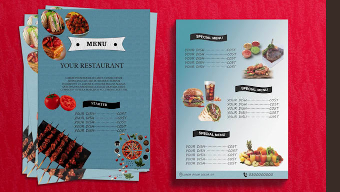 Design attractive food poster, food flyer or food menu by Ms_experttt ...