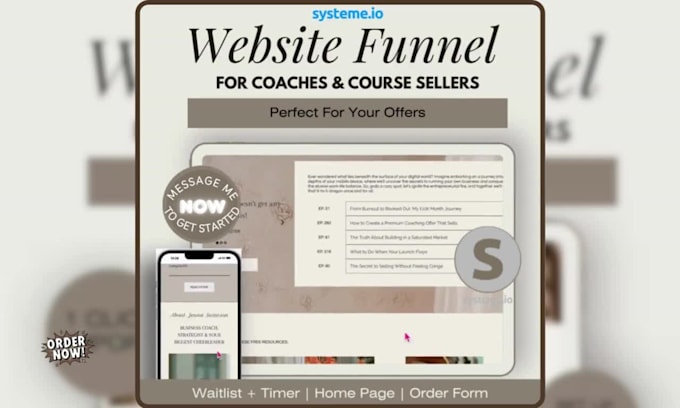 Build german systeme io sales funnels, landing pages, automation for ...
