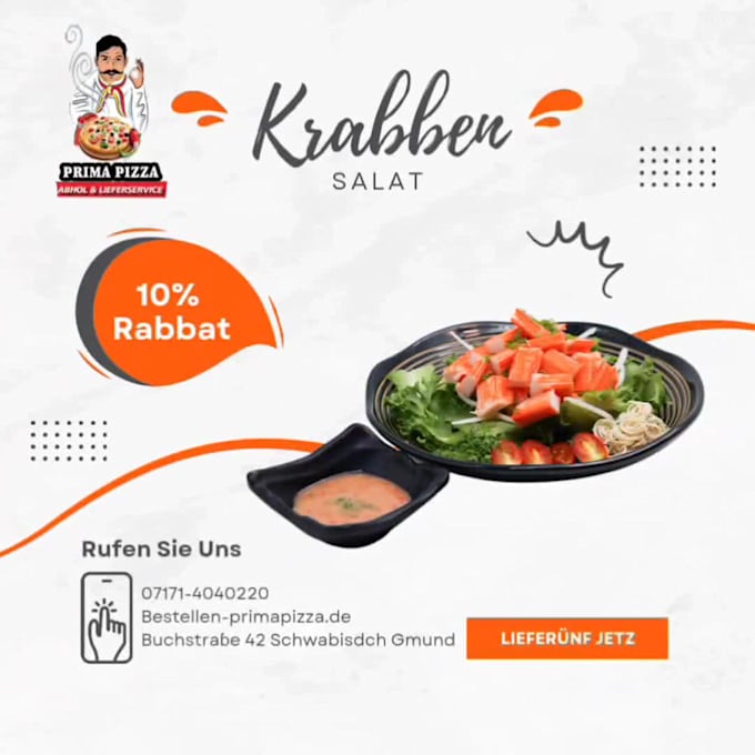 Create stunning food reels, ads for your restaurant by Graphic_hub0 ...