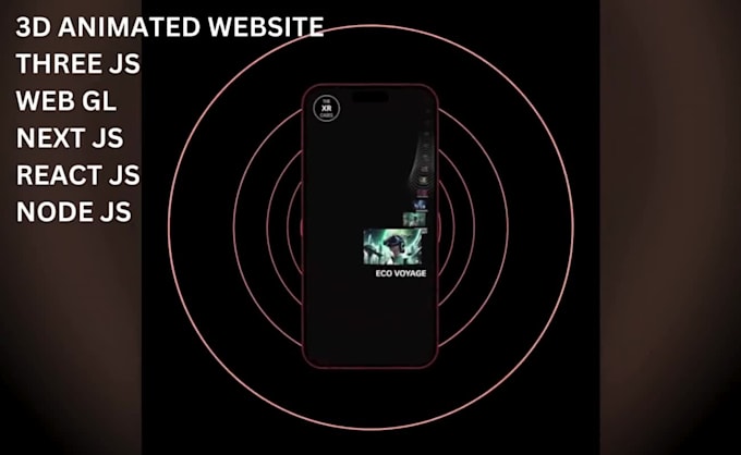 Design 3d animated website, 3d webflow website, three js next js web gl ...
