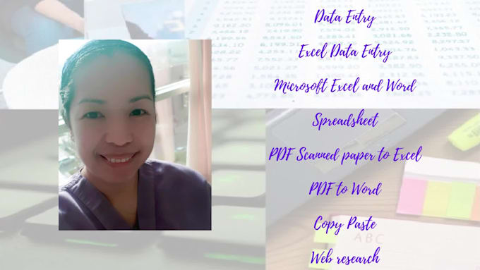 Do your data entry or typing task accurately and fast by Marolihar | Fiverr