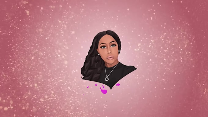Create a custom beauty guru cartoon youtube intro and outro by Beauty ...