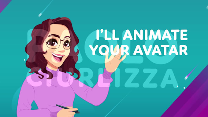 Animate your 2d avatar illustration by Paolociurlizza | Fiverr