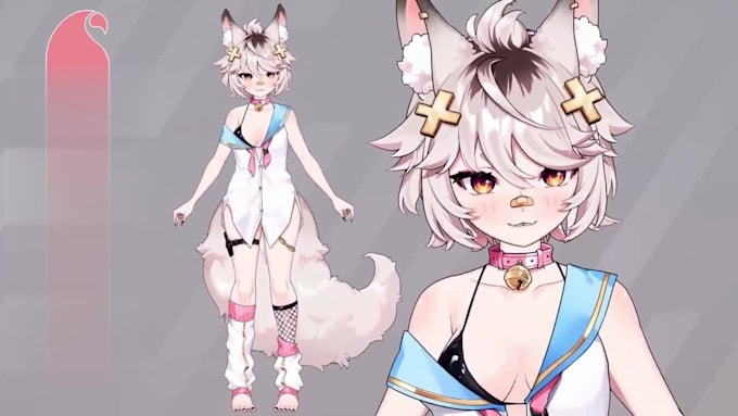 Create live2d model live2d avatar vrm model live2d rigging anime vtuber ...