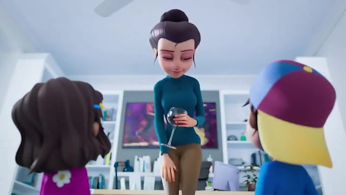 Do 3d animation video, low poly, high poly, cartoon animation in ...