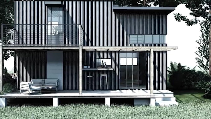 Create architectural walkthrough animation and rendering in lumion or twinmotion by ...