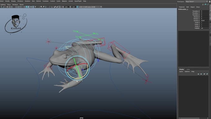Do 3d animal rigging in maya by Karanpatel786 | Fiverr