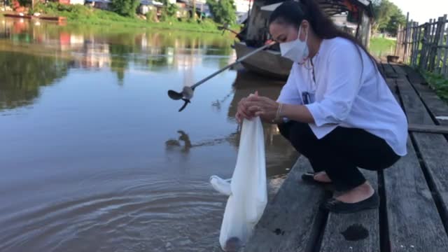 Arrange a merit making, alms and fish release service with expert ...