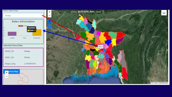 Create a territory sales analysis and interactive map by Md_mulex | Fiverr