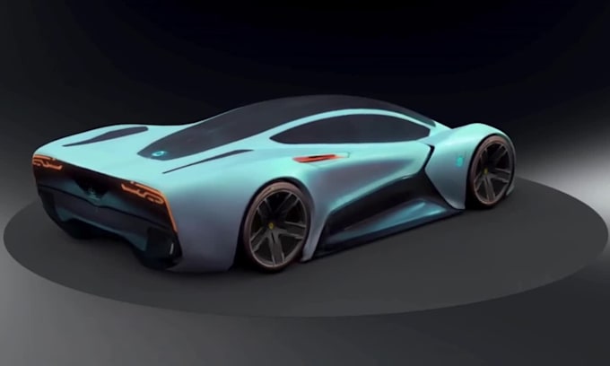 Create 3d car model car wrap design 3d car animation rigging and ...