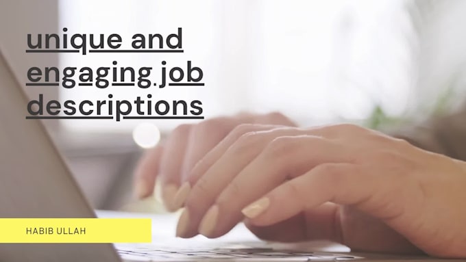 Create an engaging job description for any position in less then twenty ...