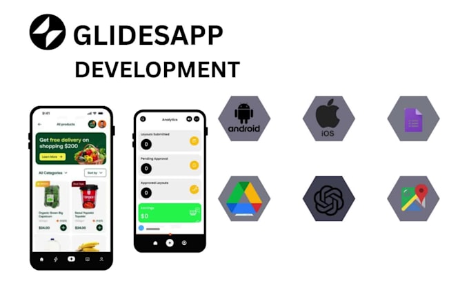 Build a smart glide app, mobile app, glide expert, or adalo app ...