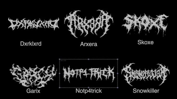 Make metal or phonk logo by Phonkha | Fiverr