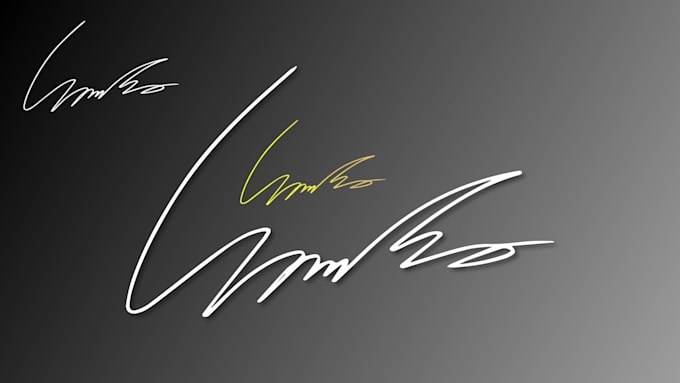 Animate your own handwritten signature into a video or gif by ...