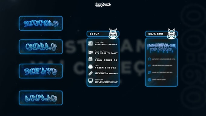 Create cool animated overlays for you by Astralgd | Fiverr