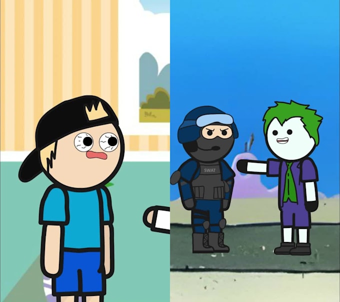 Create custom stick figure version character animations by Ryant92 | Fiverr