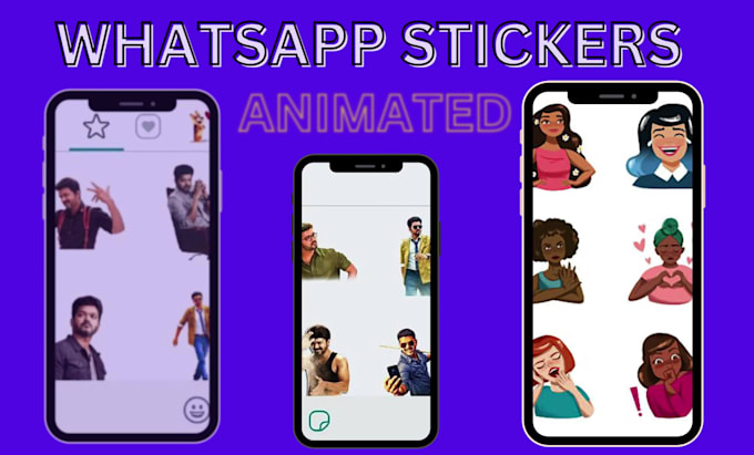 Do create custom telegram, whatsapp, and animated stickers, and discord ...