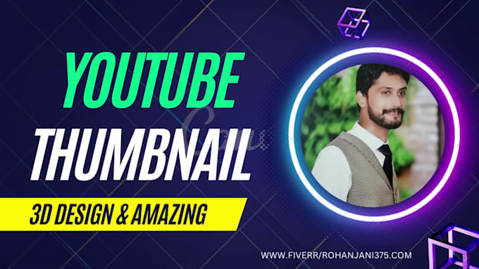 Create youtube thumbnail facebook cover, banner,ads by Rohanjani375 ...