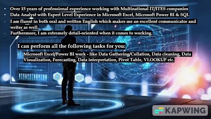 Do all data related work in microsoft excel and microsoft power bi by Arifpatel777 | Fiverr