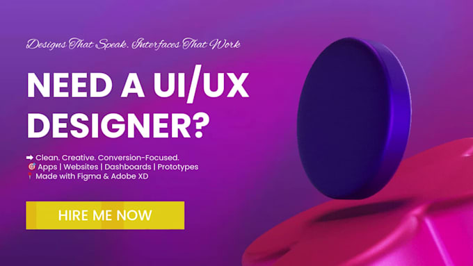 Do ui ux design, app design, website design, landing page design, figma ...