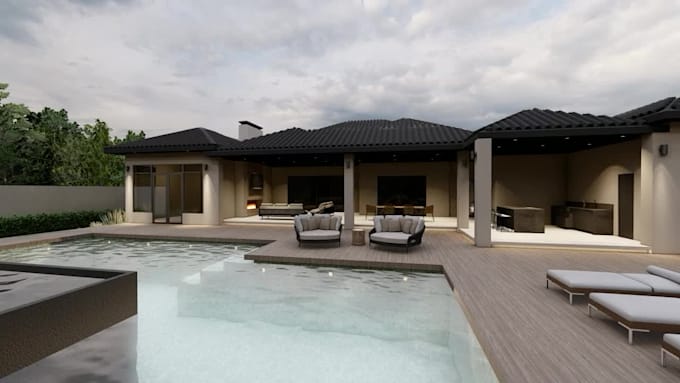 Do make an exterior design to your liking by Krismarychacon | Fiverr