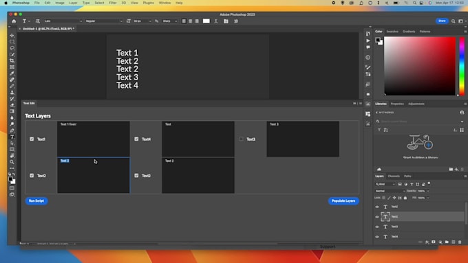 Develop a custom photoshop script, extension, plugin by Dorianabd | Fiverr