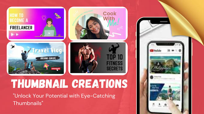 Create eye catching professional youtube thumbnails by Harrdikkkk | Fiverr