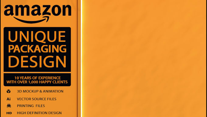 Design amazon packaging box and label design in 24h by Tamerrayyan | Fiverr