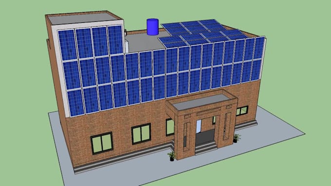 Create a 3d solar system design on sketchup and 2d autocad by ...