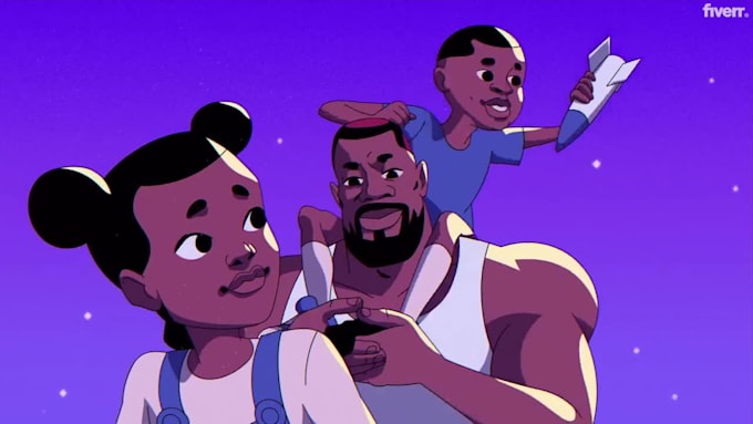 2d cartoon animation, youtube intro outro, 2d animation video, podcast ...