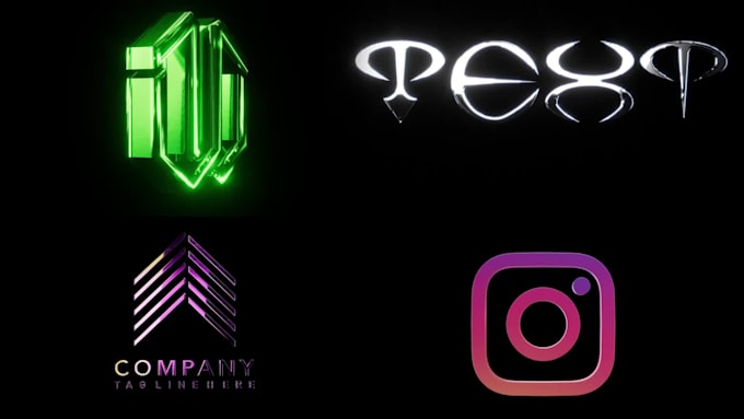 Create a 3d rotating logo animation loop by Gokaybrk | Fiverr