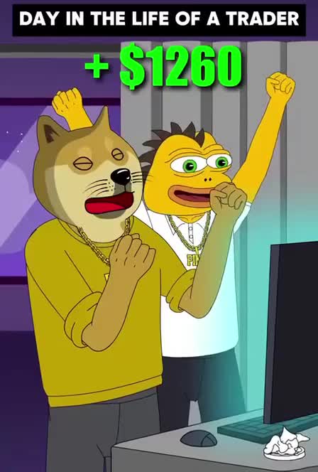 Crypto meme video, 2d memecoin animation, memecoin animation, meme art ...