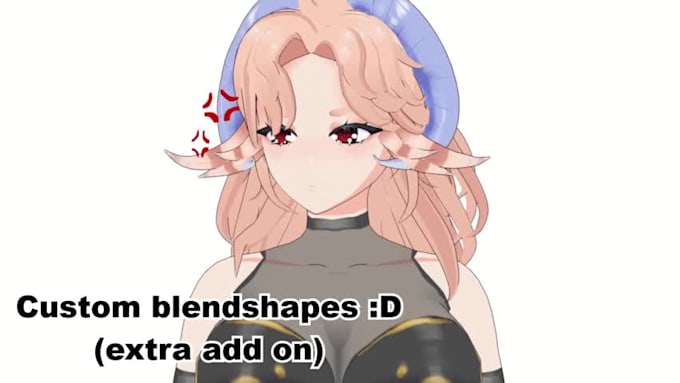 Make a vroid vtuber model for you poc friendly by Mushroombe | Fiverr