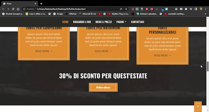 Create responsive website design in html and css by Matrixprack | Fiverr
