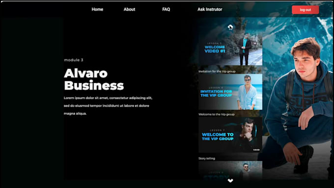 Build a professional elearning online course and marketing platform by ...